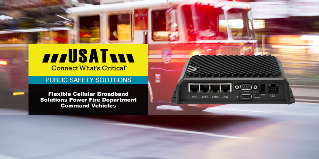 Cradlepoint’s NetCloud Powers Fire Vehicle Communications