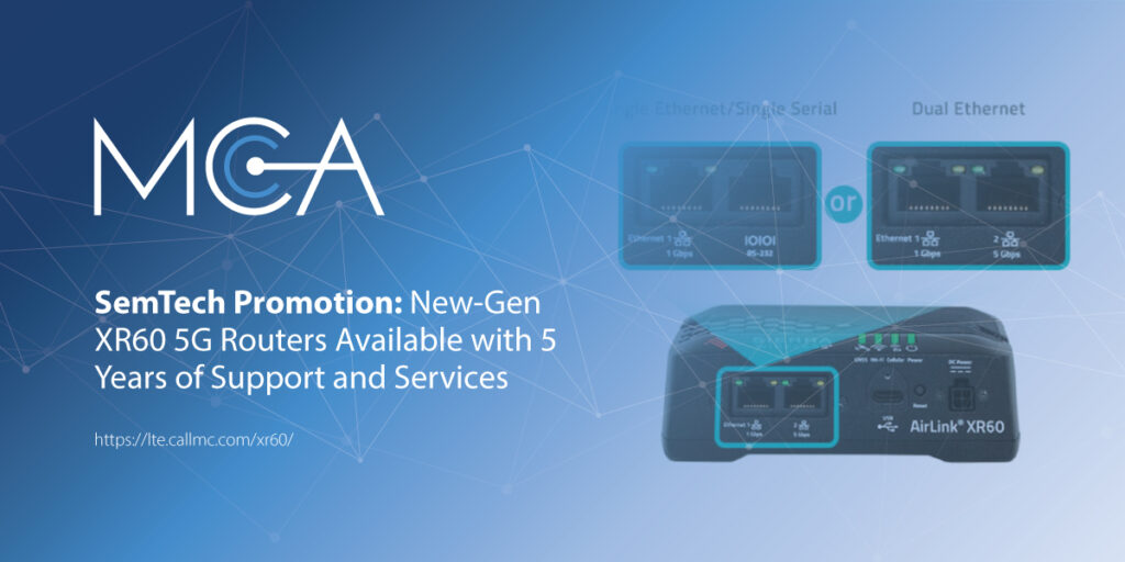 Semtech XR60 Promotion 2024 | MCA Product News